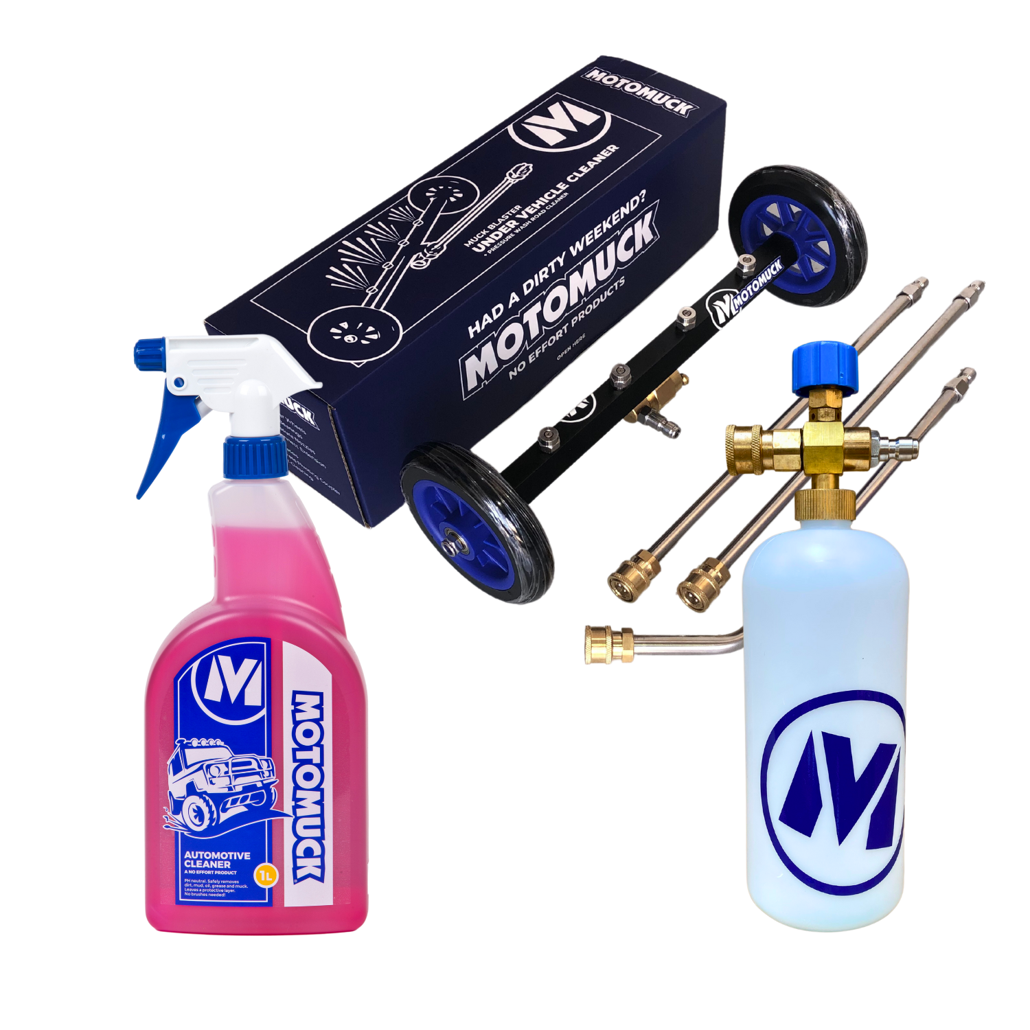 Combo Under Tractor, Trailer Cleaning Kit 1-Litre. – Motomuck New Zealand